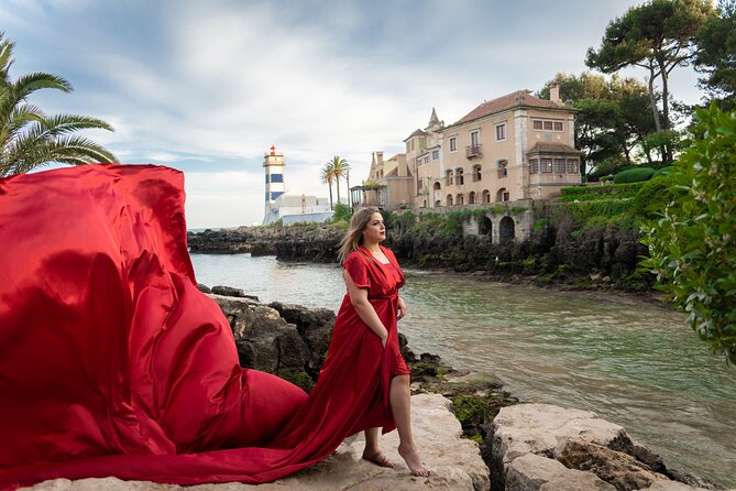 Lisbon Flying Dress & Fashion Photoshoot at iconic places