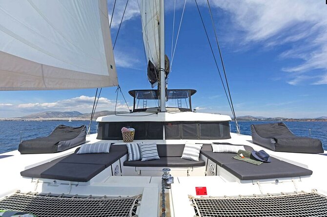 Mykonos Catamaran Daytime or Sunset Tour, 8-flavor Meal & Drinks
