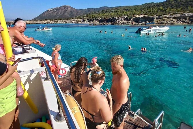 Nafsika II Half Day Cruise Swimming to blue lagoon water slide