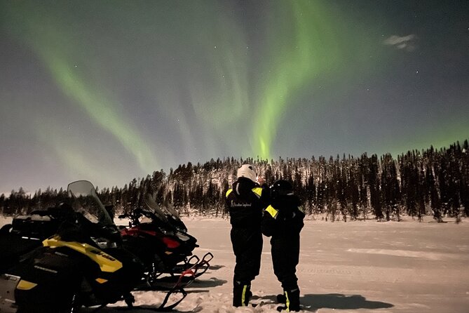 Northern Light snowmobile tour in Kiruna 7:30 pm