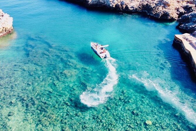 Polignano a Mare luxury boat tour, aperitif, diving and snorkeling