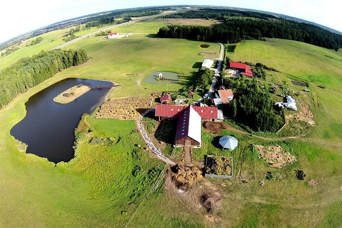 Private day tour from Vilnius to goat Cheese farm and Kernave historical capital