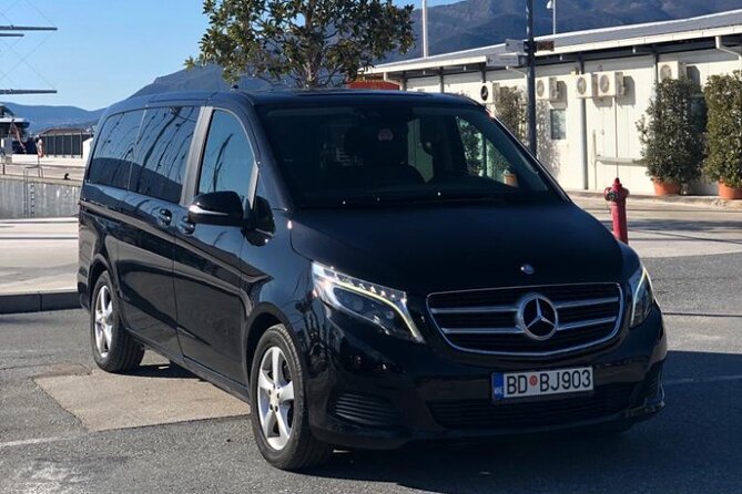 Private transfer from Podgorica airport or Podgorica to Tivat
