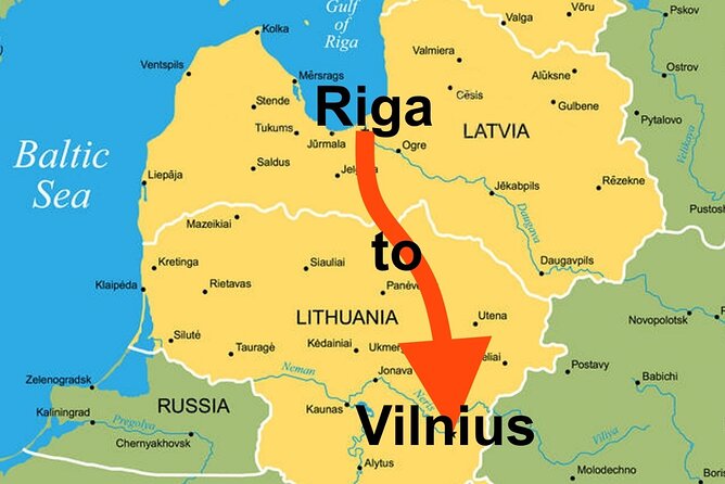Riga to Vilnius - Sightseeing transfer