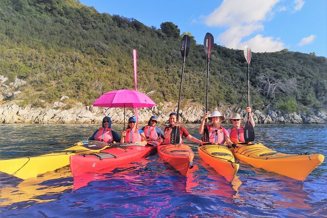 Sea Kayaking and Snorkeling to Green Cave on Sipan island from Lopud