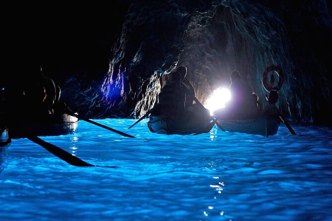 Small Group Boat Tour to Sorrento Coast, Capri & Blue Grotto