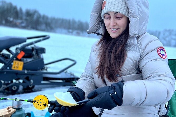 VIP Ice Fishing "ICEBREAKER" Lunch in Glass Igloo