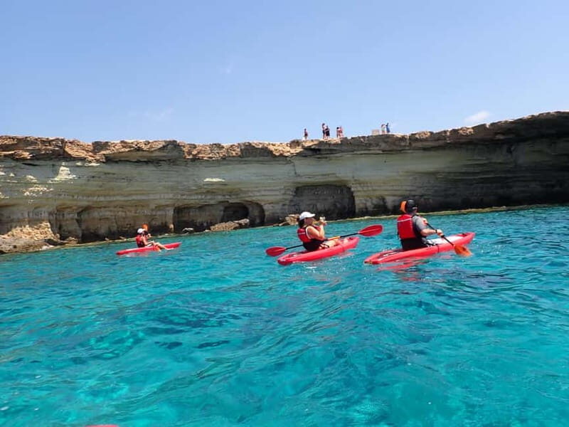 3-hour Cape Greco Sea Caves Guided Kayaking