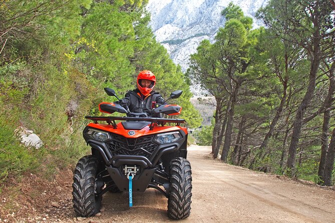 Makarska Riviera Quad Tour Offroad Adventure byAmigos - Sweeping Coastal panorama and a Refreshing Break