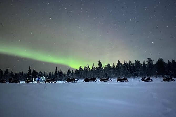 Northern Light snowmobile tour in Kiruna 7:30 pm - The Sum Up