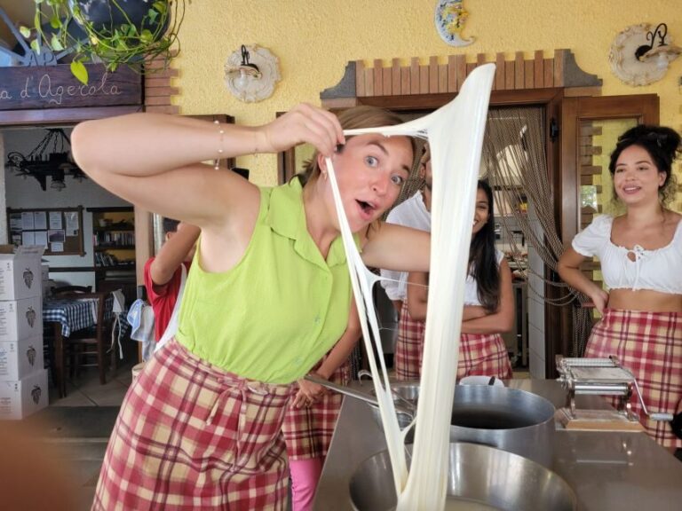 Amalfi Coast: Make Fresh Pasta, Mozzarella, & Tiramisù - An Authentic Taste of Italy in a Scenic Setting
