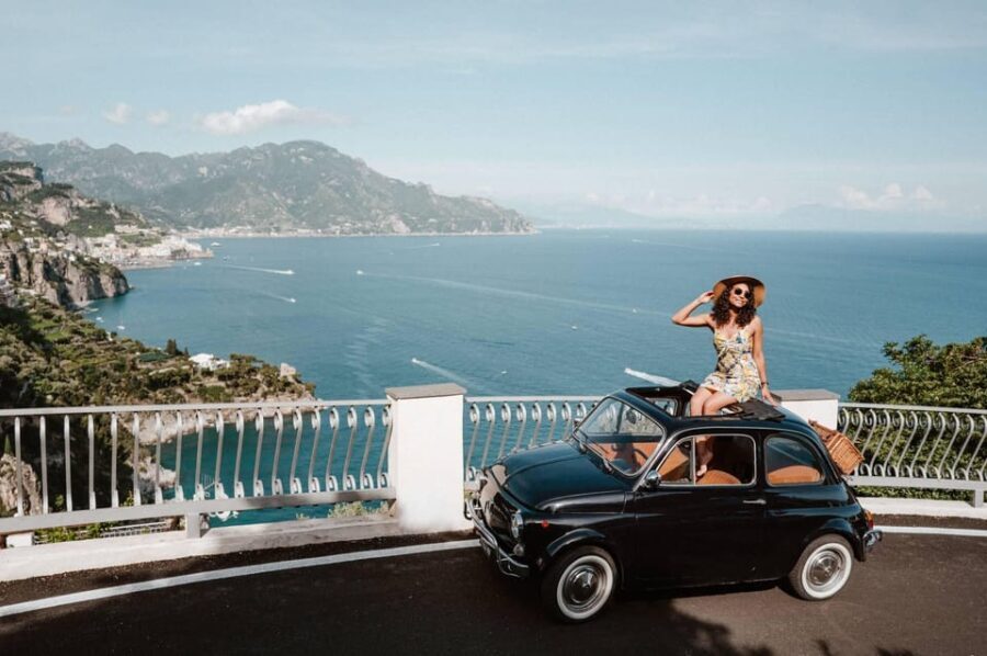 Amalfi Coast: Vintage Fiat 500 Photoshoot