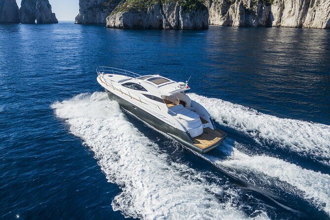 Amalfi Private Boat Tour from Sorrento or Positano Yacht Klase 50