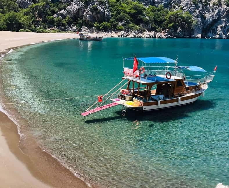 Antalya/Kemer: Porto Genoese Boat Trip With Mud Baths