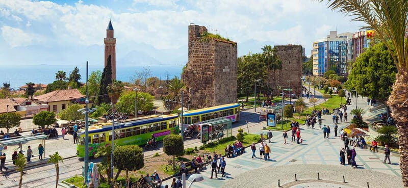 Antalya: Old City Tour w/Boat Trip, Cable Car & Waterfalls