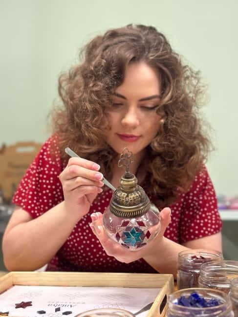 Antalya Old Town: Traditional Mosaic Lamp or Candle Workshop - Authenticity and Quality