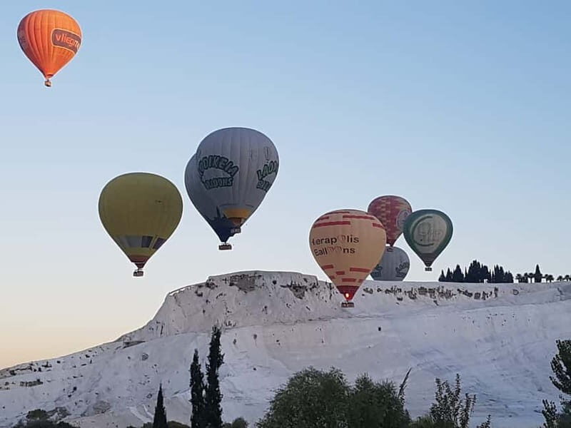 Antalya: Pamukkale Tour with Hot Air Balloon and Lunch