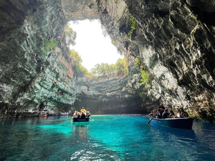 Argostoli: Melissani Lake, Drogarati Cave, and Myrtos Beach