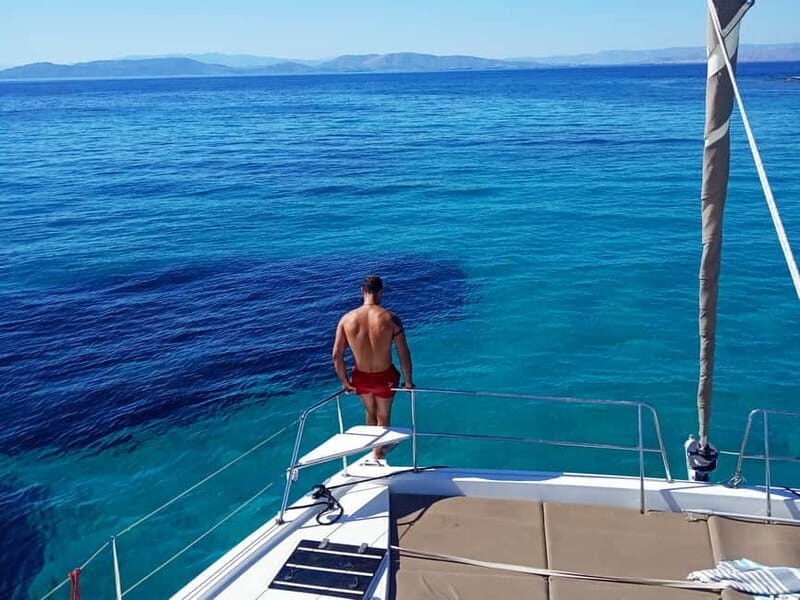 Athens: Half-Day Morning Catamaran Cruise with Meal & Drinks