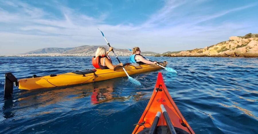 Athens: Sea Kayak Sunset Tour