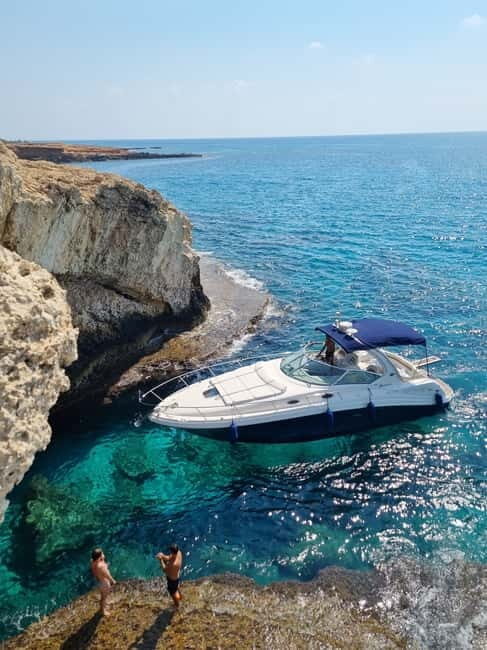 Ayia Napa: Explore Blue Lagoon on board of luxury SeaRay 375 - The Return and Reflection