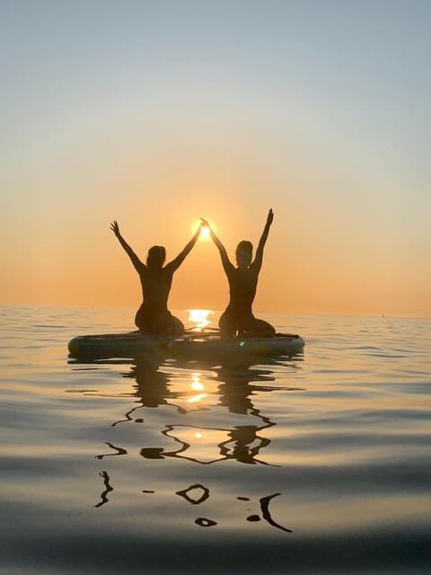 Barcelona: Sunrise Standup Paddle Tour w/ 4K Video & Coffee