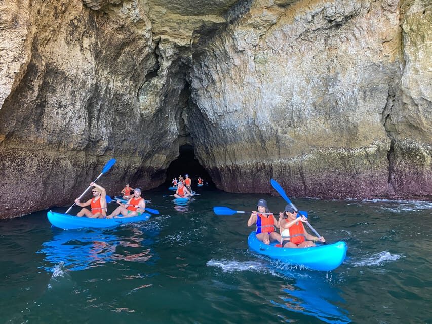 Benagil Beach: Kayak to Benagil caves at Sunrise, find peace