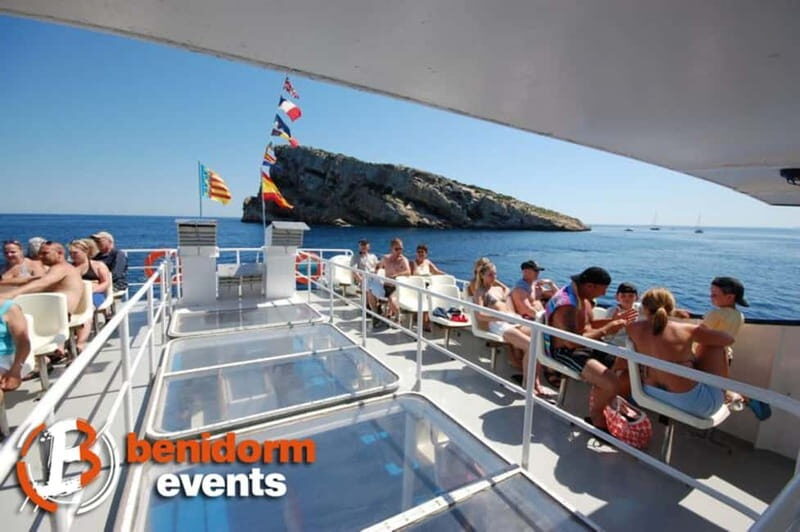 Benidorm: Peacock Island Boat Trip with Submarine included.