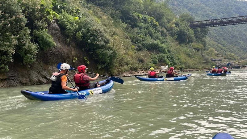 Berat: Kayaking in Berat, Osumi River