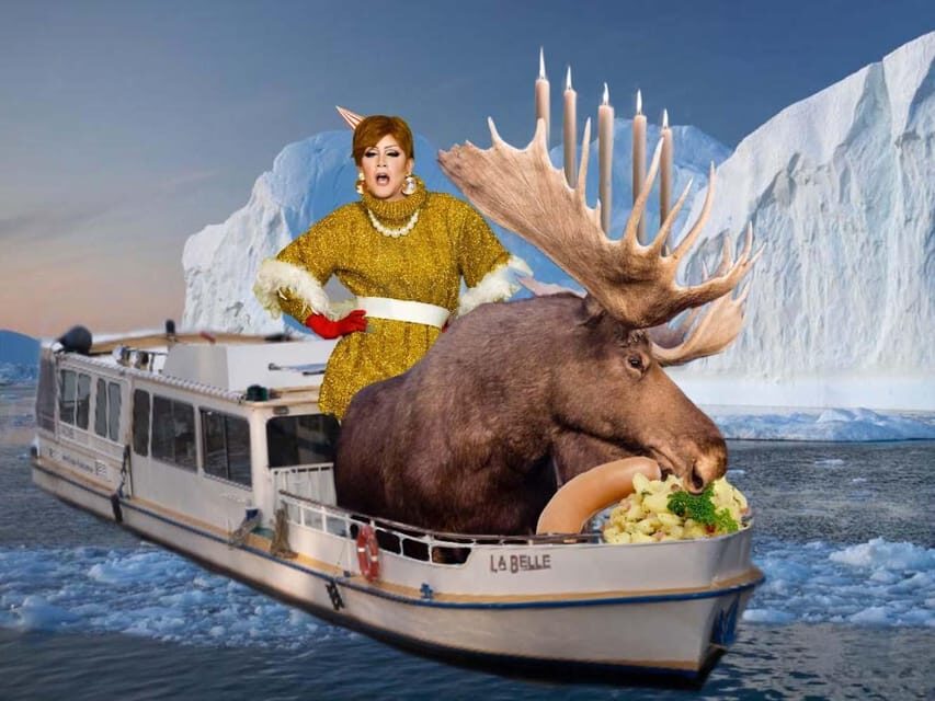 Berlin: Christmas cruise on the Spree with drag queen Audrey.