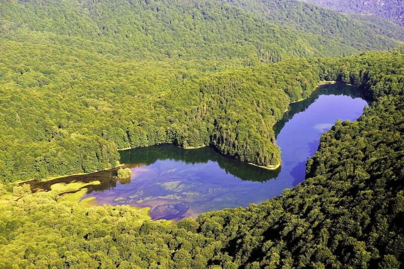 Biograd lake, North city Kolasin and Canyon (River) Moraca.