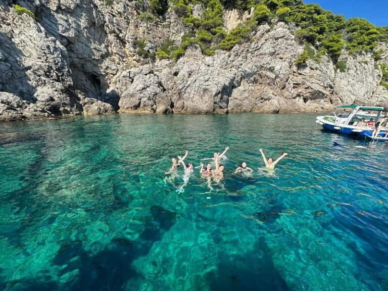 Blue Cave-Green caves-Lopud Sandy beach - tour with drink - The Value of This Tour