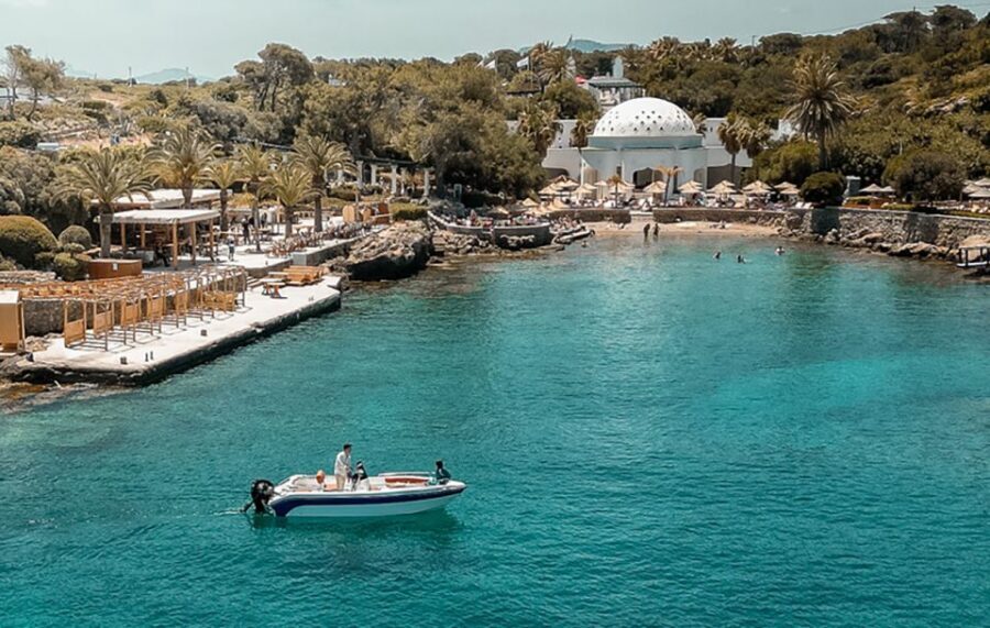 Boat rental (Kallithea & Anthony Quinn & Traganou caves) - Snorkeling, music, and comfort onboard