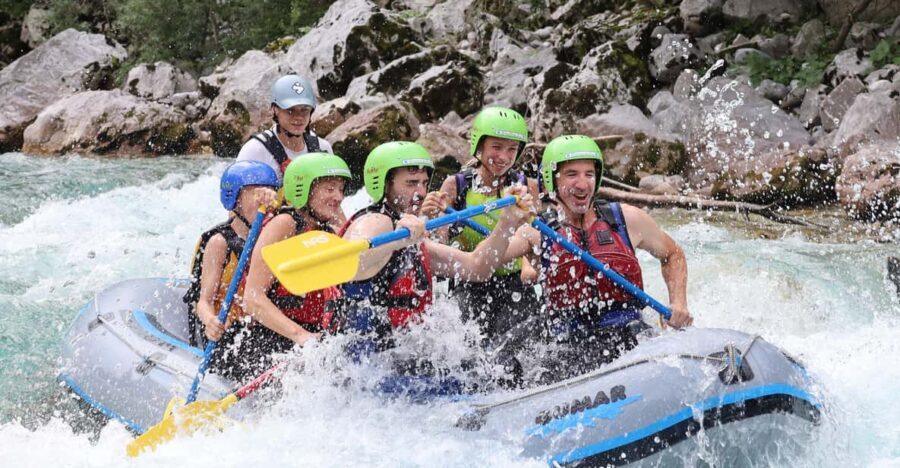 Bovec: Soa River Rafting Adventure with Photos and Drink