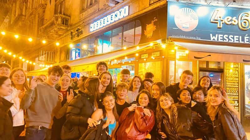 Budapest: Guided Bar Crawl with 1 Hour Open Bar and Shots