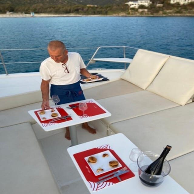 Cagliari: exclusive catamaran tour with chef on board