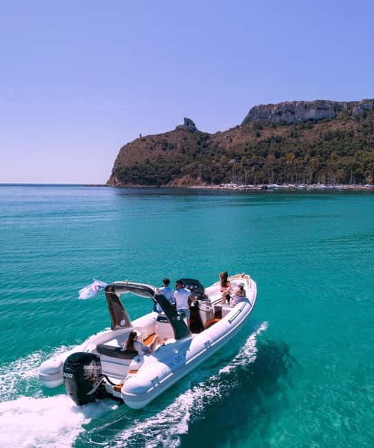 Cagliari Gulf Boat Tour; Swim stops, Snorkeling, Sip & Snack