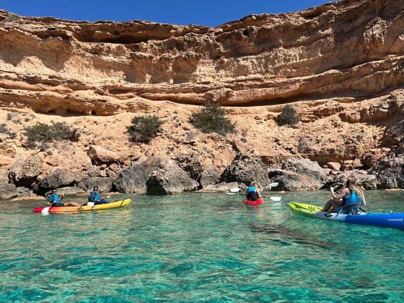 Cala Codolar: Sea & Caves Kayaking Tour with Snorkeling
