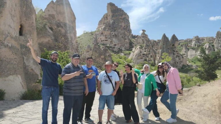 Cappadocia: Guided Red Tour with Lunch and Ticket - Transportation and Group Size