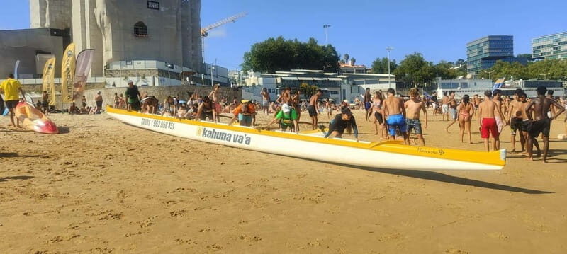 Cascais: Farol de Santa Marta Polynesian Canoe Tour