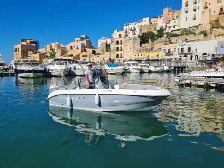 Castellammare del Golfo: Boat Rental half day in october - The Itinerary: What You’ll See and Do