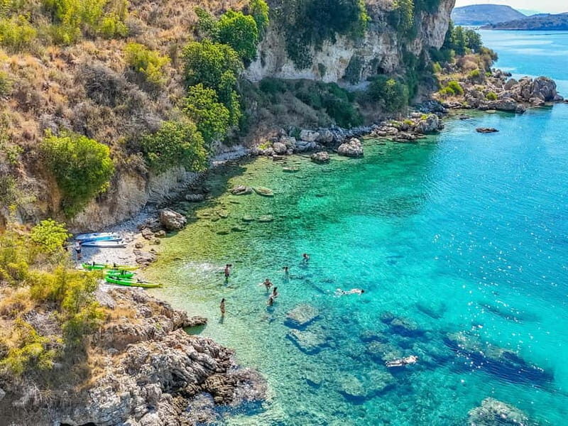 Caves of Porto Palermo: Kayak/SUP Tour with Castle Sea View
