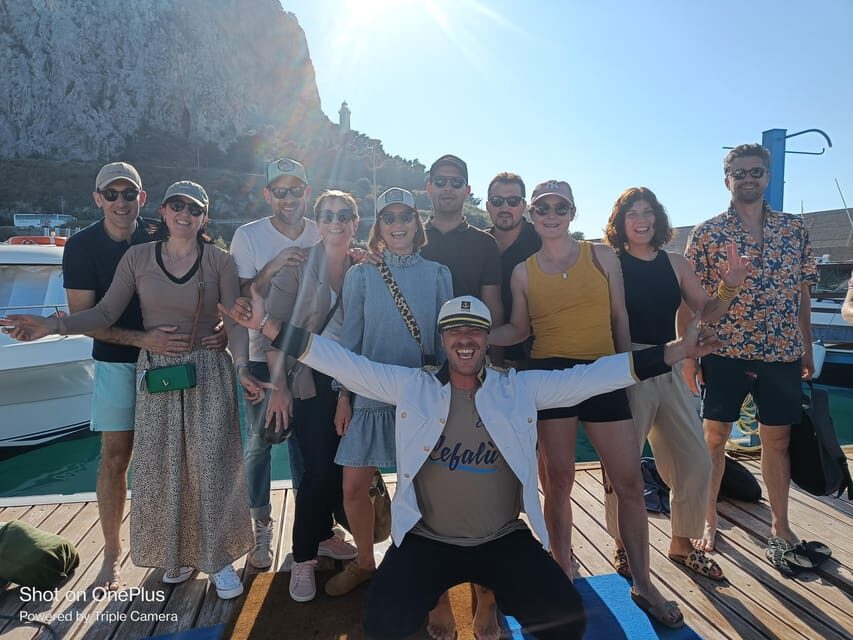 Cefalù: Mini Yacht with Snorkel Stops, Caves and Aperitif