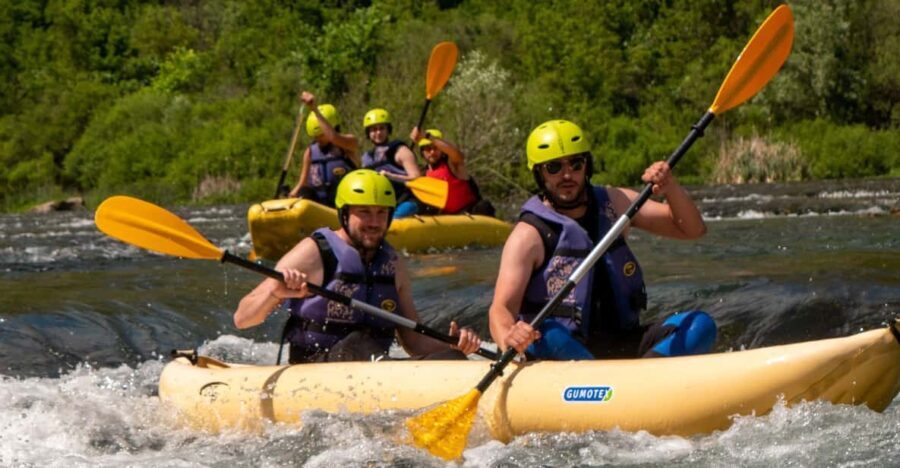 Cetina River Guided Canoe Rafting Adventure