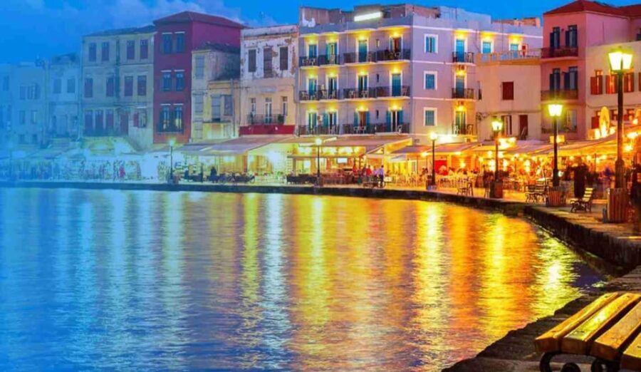 Chania Walking Food And Wine Night Tour