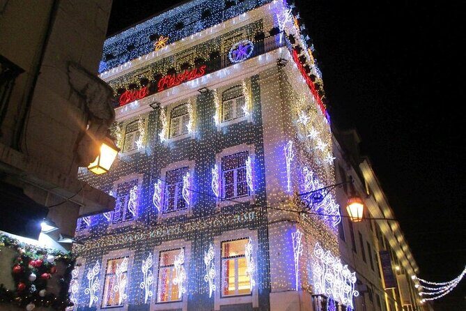 Christmas Lights Tour of Lisbon in Private Eco Tuk Tuk