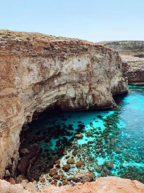 Comino & Gozo: Blue & Crystal Lagoons Cruise with Sea Caves