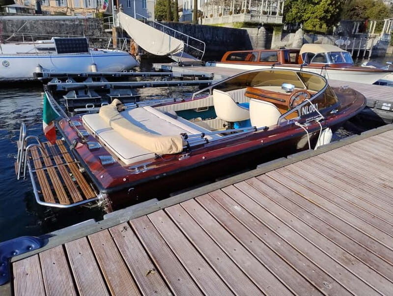 Como: Wooden Boat Private Tour with Sun Cover and Skipper