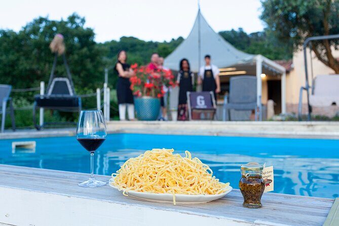 Cooking class of Spoleto recipes, fresh pasta and truffles
