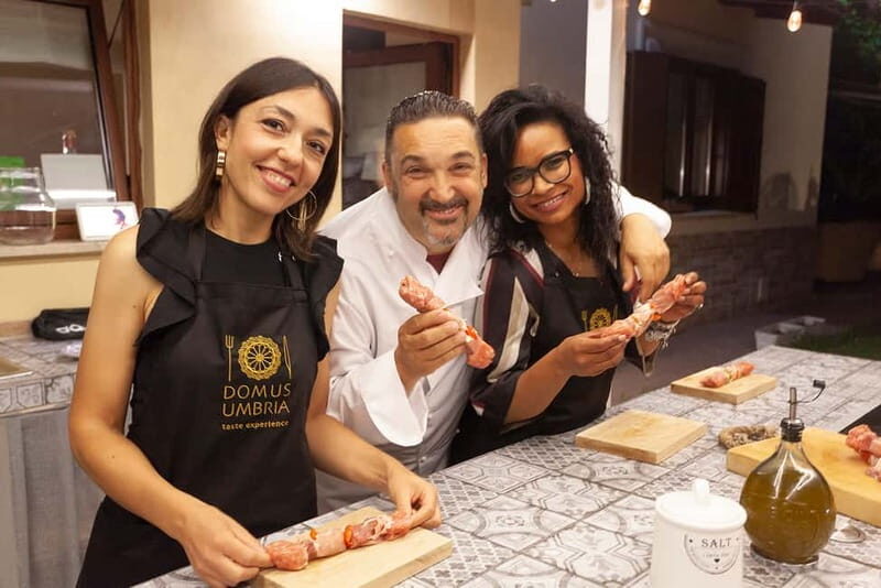Cooking class of Spoleto recipes, with Chef Stefano